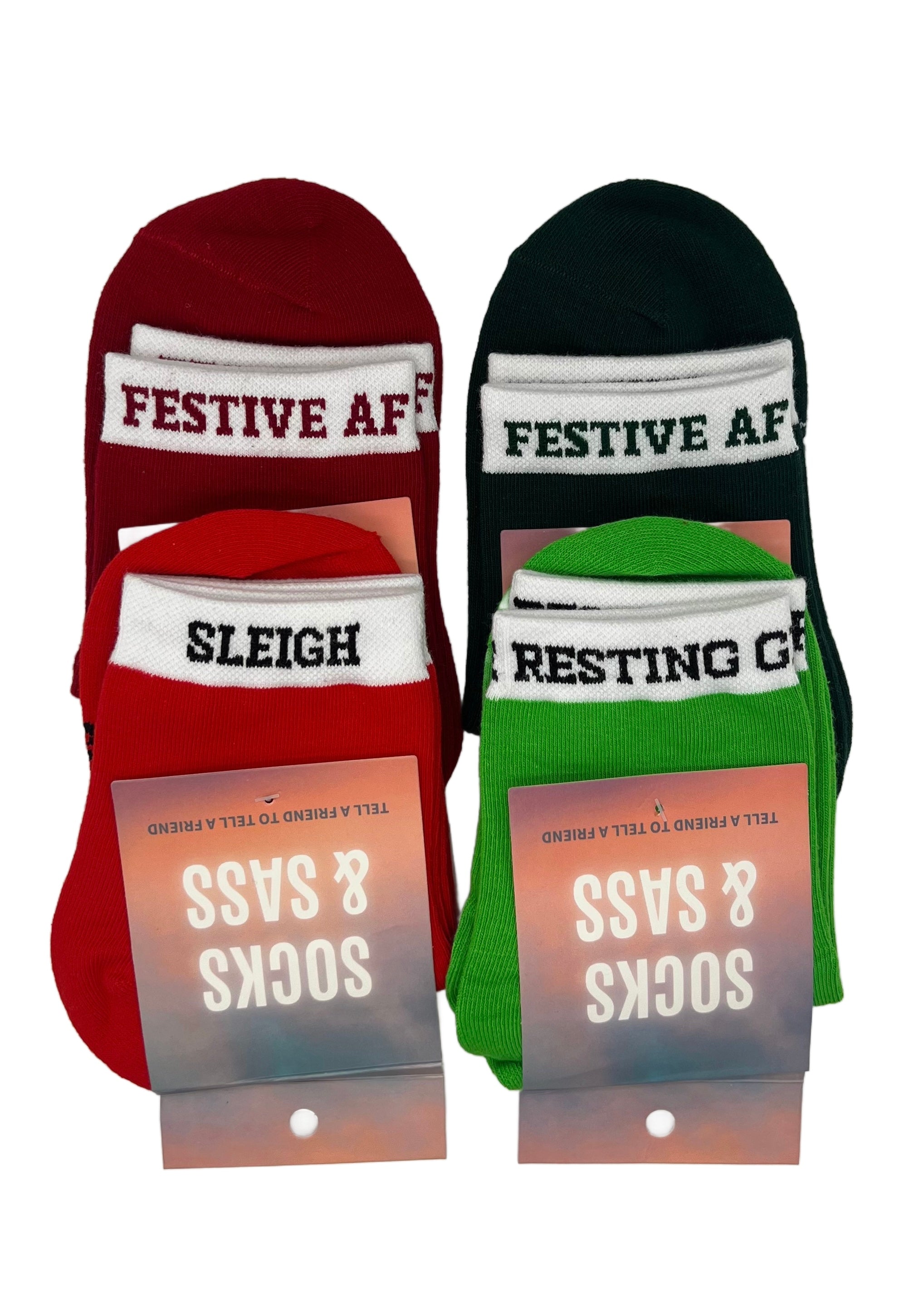 THE ULTIMATE SASSMAS – SOCKS & SASS